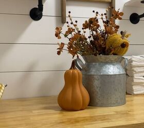 Fall Decorating Tutorial: Laundry Room, Mudroom, and Back Deck | Redesign