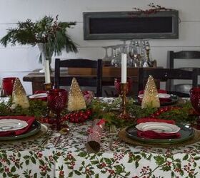 English Cottage Christmas Tablescape | Redesign