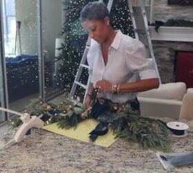 DIY Christmas Decor: Custom Mirror Swags and Entryway Inspiration ...