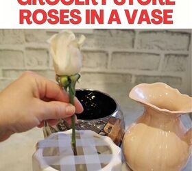 How to Arrange Grocery Store Roses in a Vase | DIY Hack | Redesign