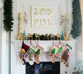 Christmas Stocking Display Ideas (With or Without a Mantel) | Redesign