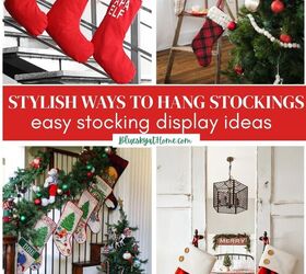 Christmas Stocking Display Ideas (With or Without a Mantel) | Redesign