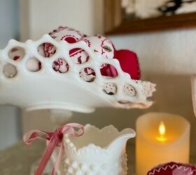 Pretty in Pink: Valentine's Day Decor Ideas Using Vintage Milk Glass ...